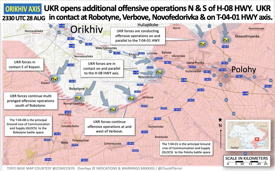Ukraine Invasion Day 552: breaching Surovikin Line