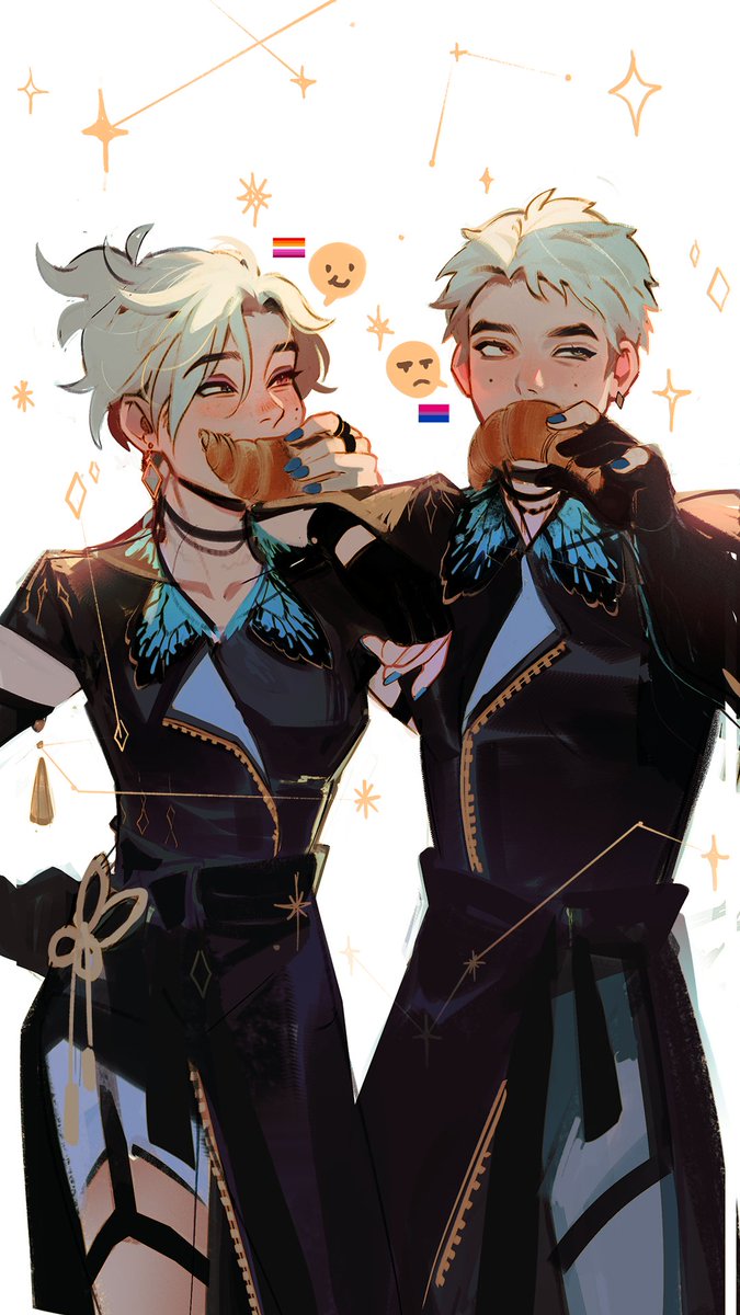 oc] elle and ellis :3 」|🐾Alane @ MOMOCON'23 🐾のイラスト