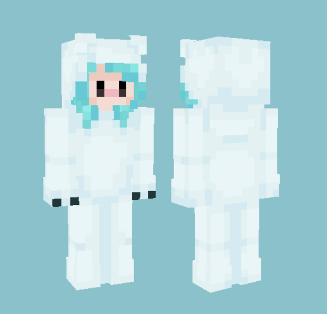 Minecraft Ice Girl Skin
