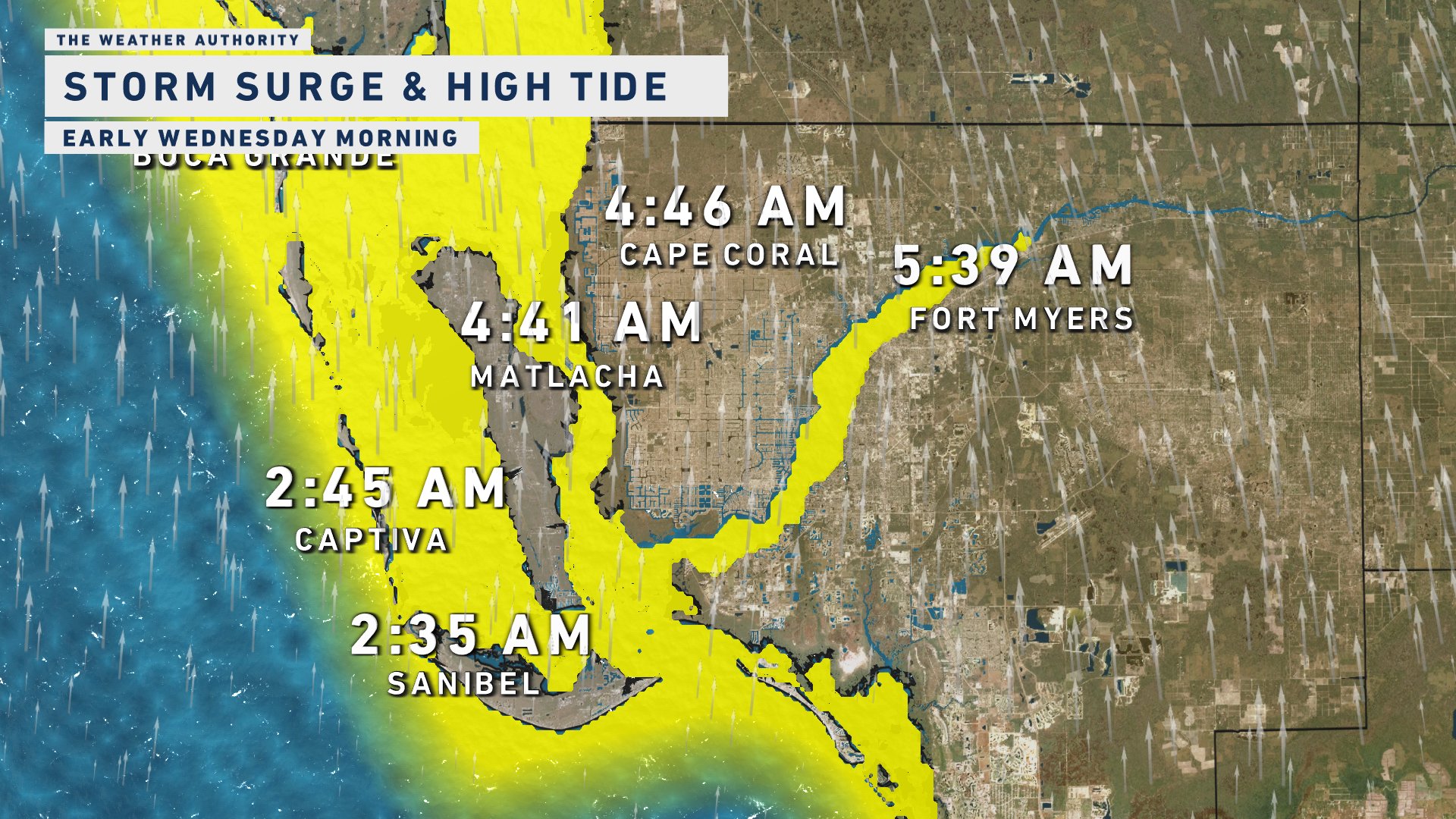 Cape Coral Storm Surge Map Flood Map: Where Hurricane Ian Hit Florida