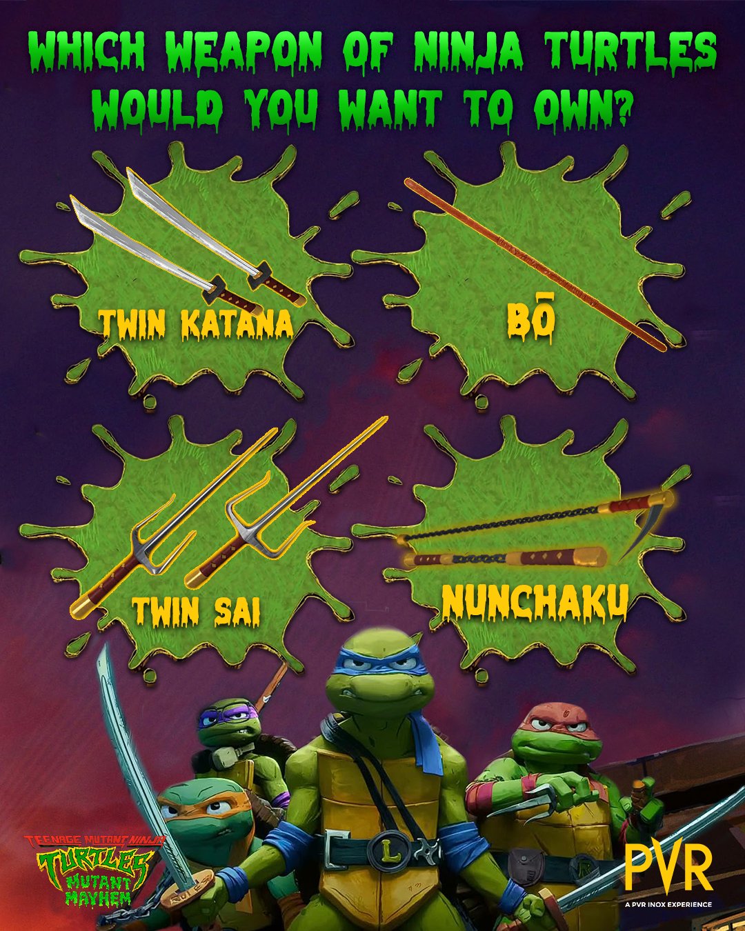Teenage Mutant Ninja Turtles Weapons