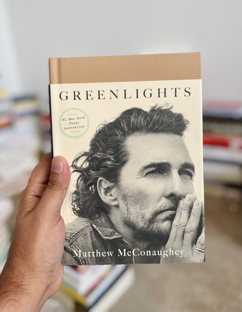 10 Inspiring books about Great Artists 🧵 1) Greenlights by Matthew McConaughey Unflinchingly ...