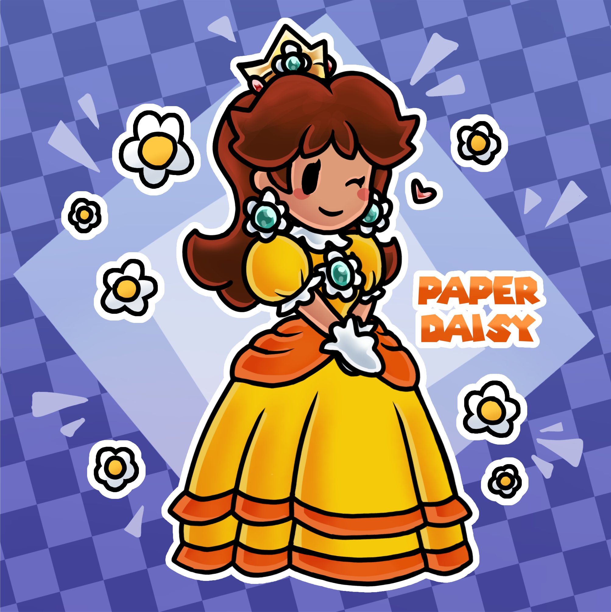 Paper Princess Daisy