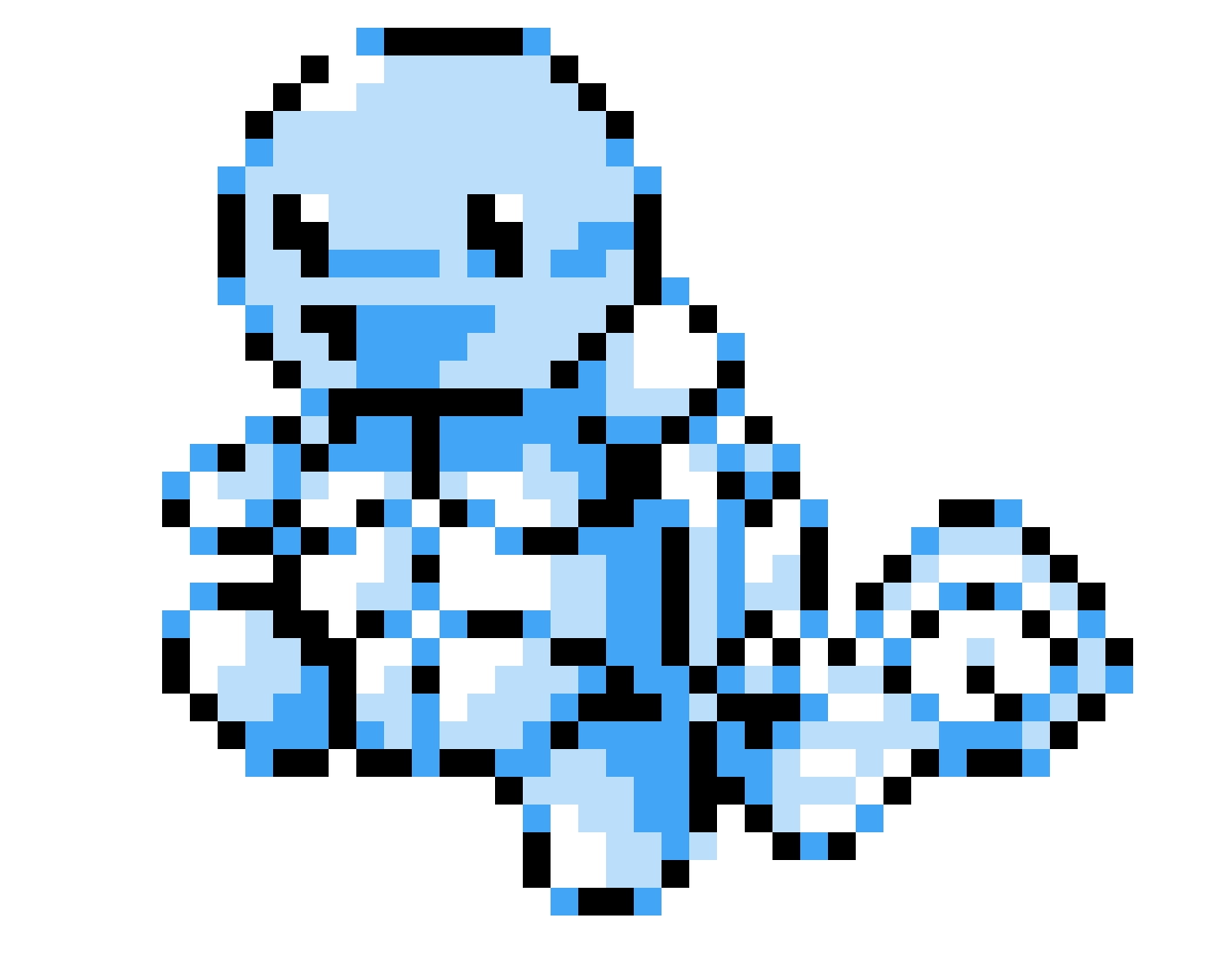 Original Squirtle Sprite 007 Squirtle MiniSprite Animation By