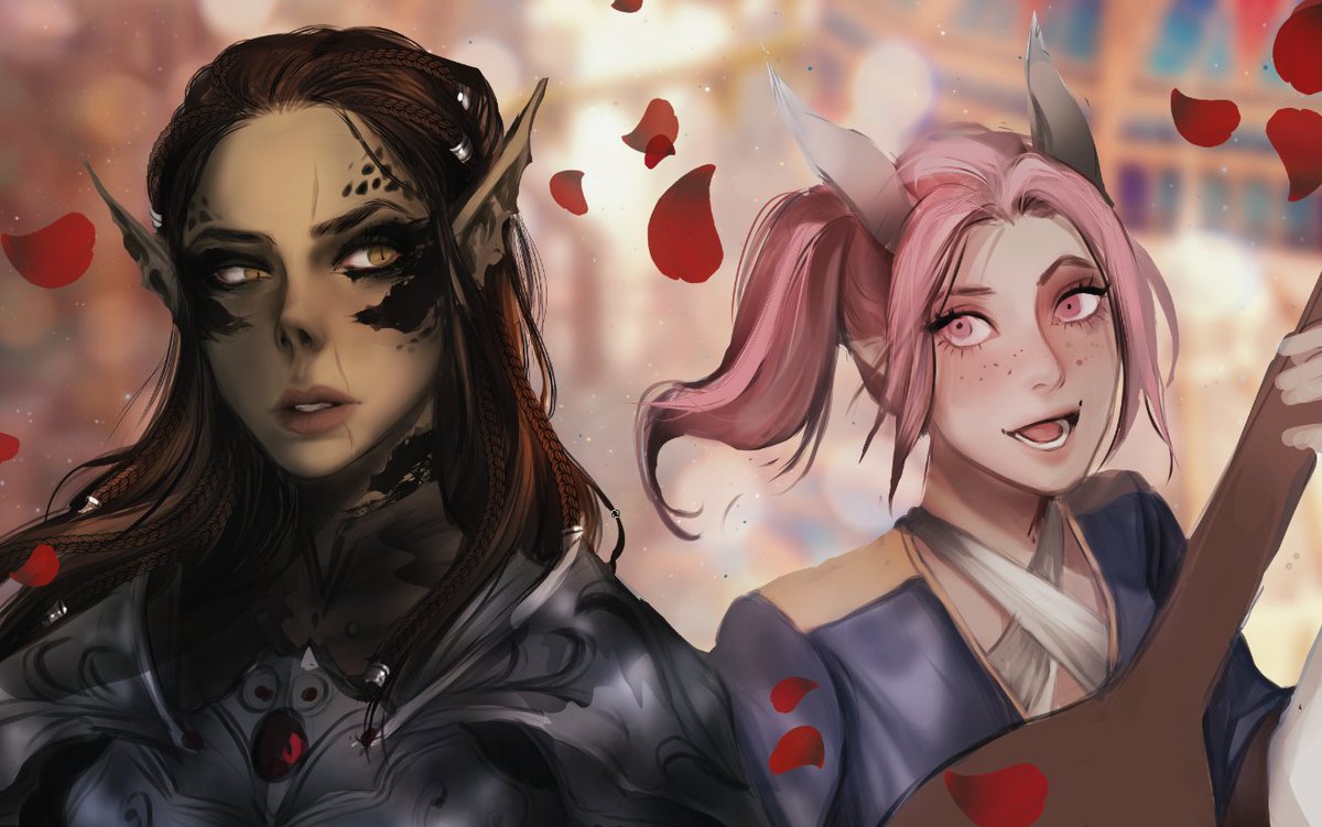 「bard and knight bard and knight 」|Ravie ️💮のイラスト