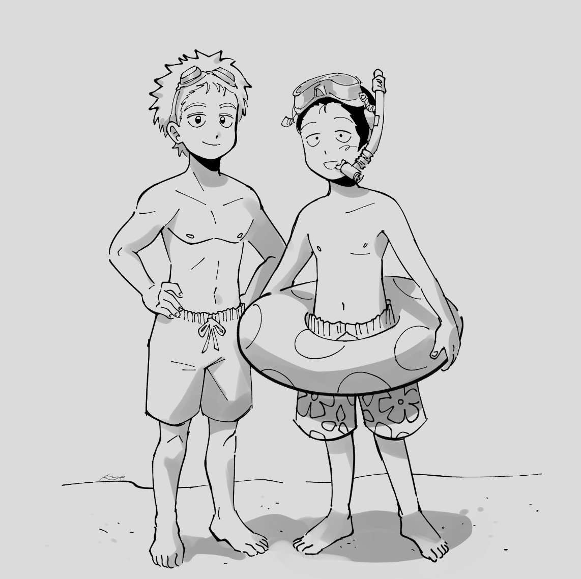 「#mp100 yeah that beach episode was so fun, my favorite part」deltarunemaxxingの漫画
