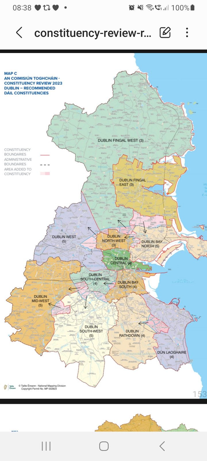 Dublin Map Dublin Northern Orbitals Transport For Ireland