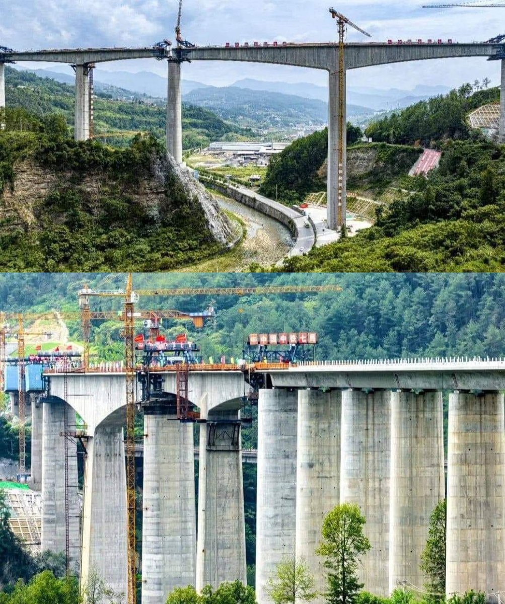 Shilianghe double-lane bridge in Chongqing, China! 🇨🇳 Spanning an ...