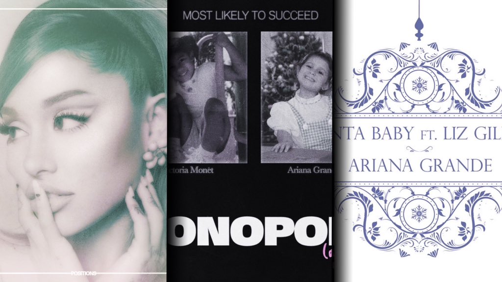 Ariana Grande Santa Baby Album Cover