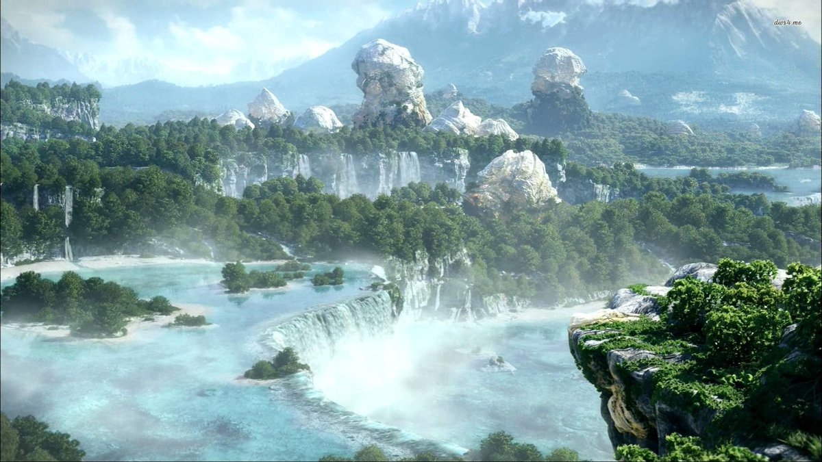 Final Fantasy Landscape Wallpaper Hd