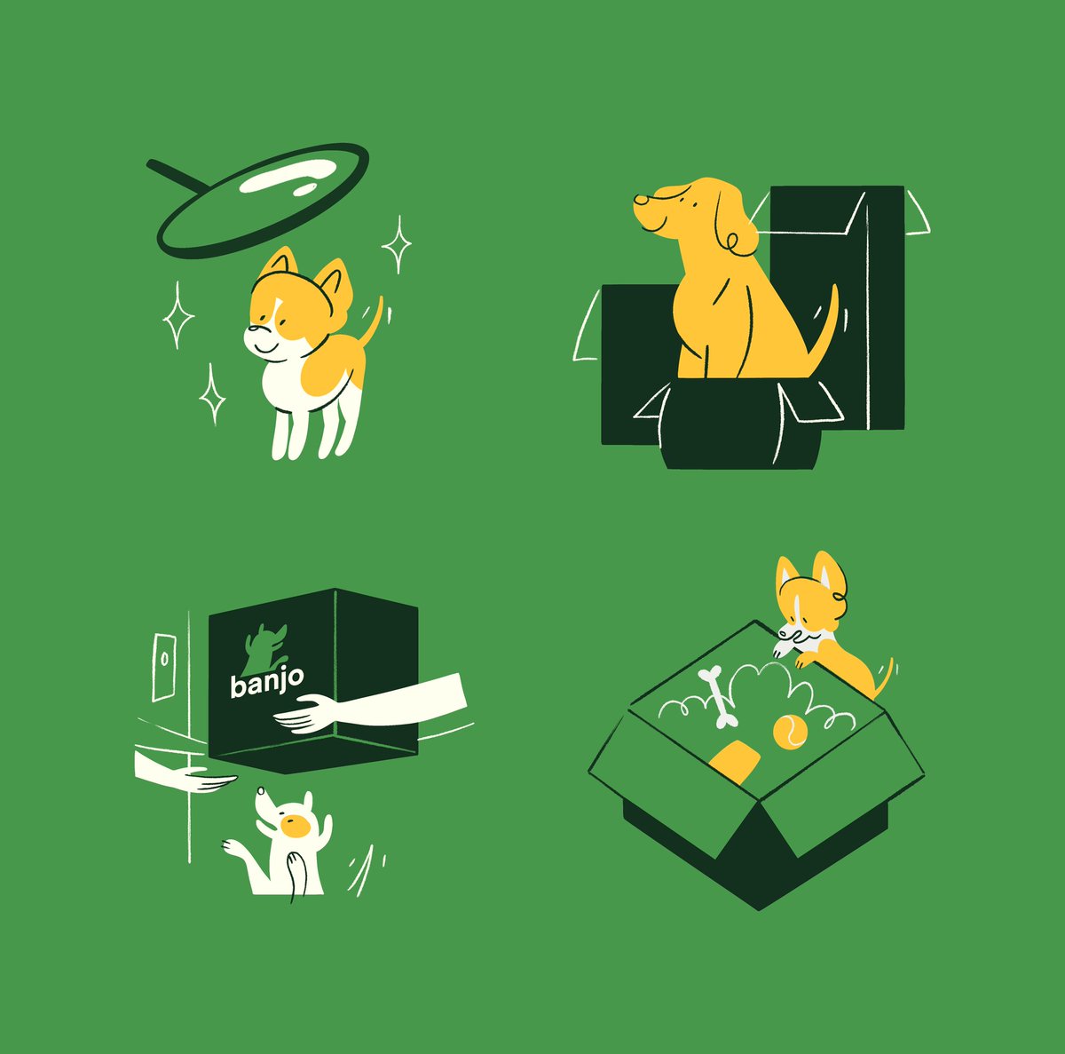 「Highlight on spot illos and logo 」|Lydia Hill🍃のイラスト