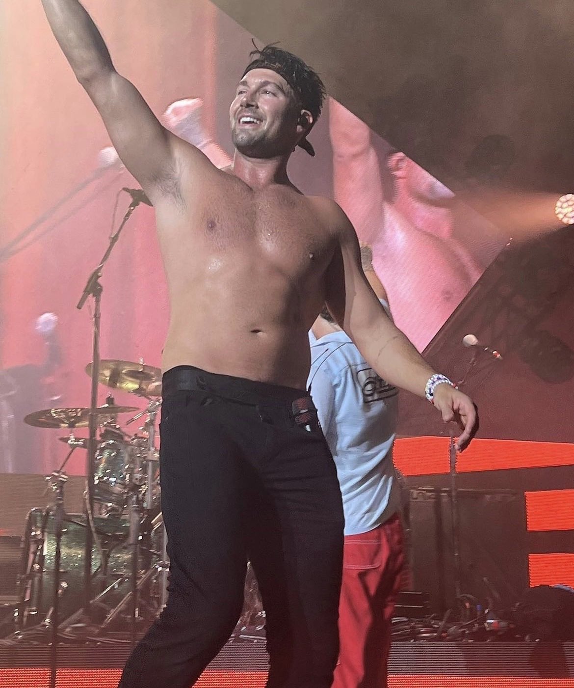 James Maslow Shirtless Flexing On Instagram James