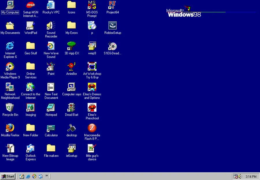 Windows 98 Screensaver