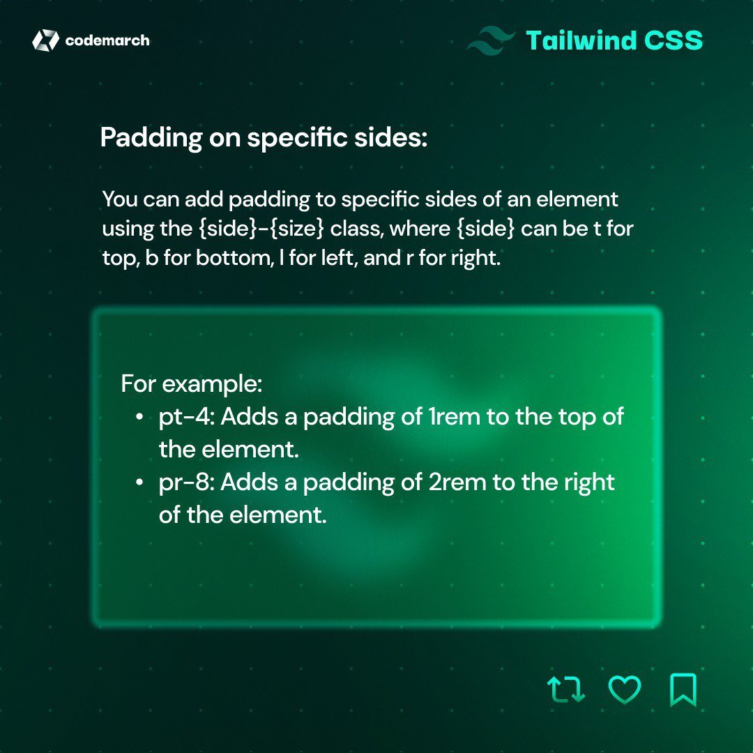 Padding In Tailwind Css Thread From Codemarch Codemarch Rattibha