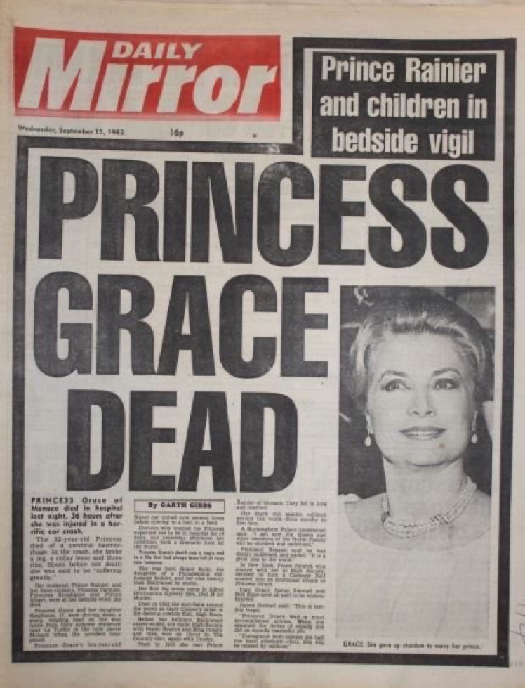Princess Grace Car Accident Photos