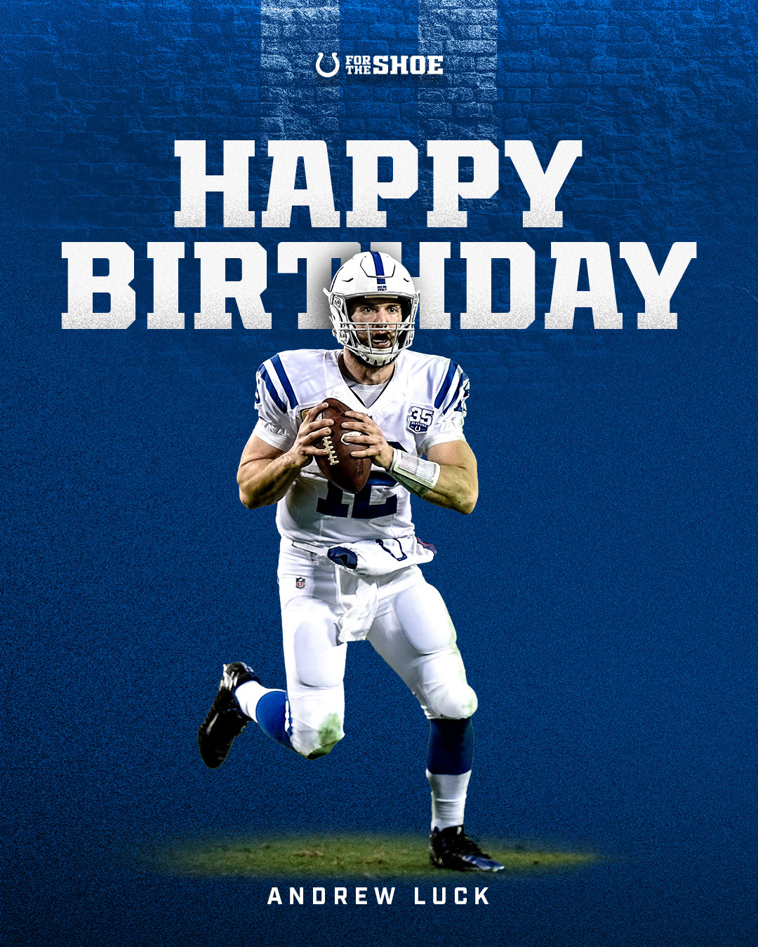 Andrew Luck Colts Poster