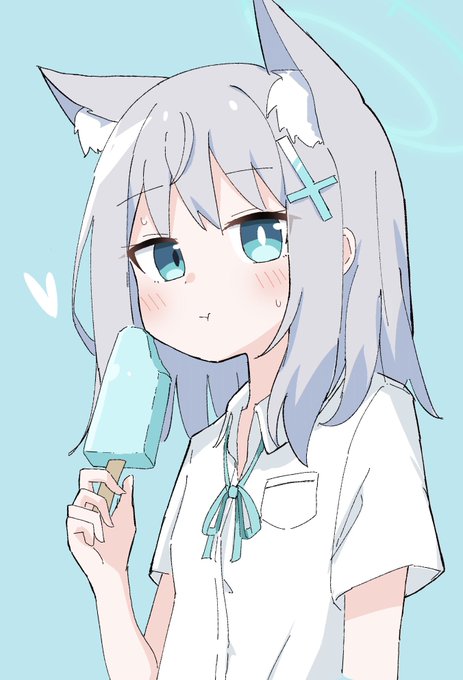「shiroko (blue archive) closed mouth」Fan Art(Latest)
