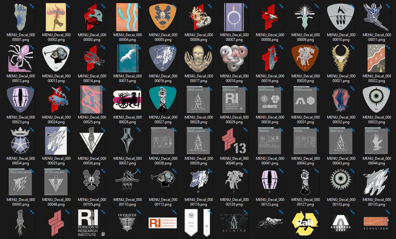 Armored Core Logo Armored Core VI Coral Raven Black Nickel Enamel