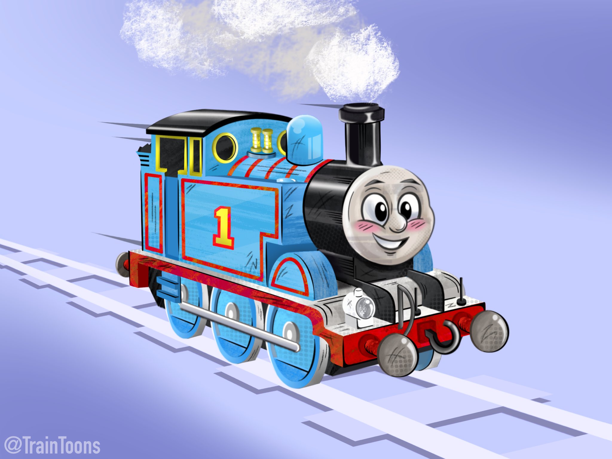 Thomas Train Art