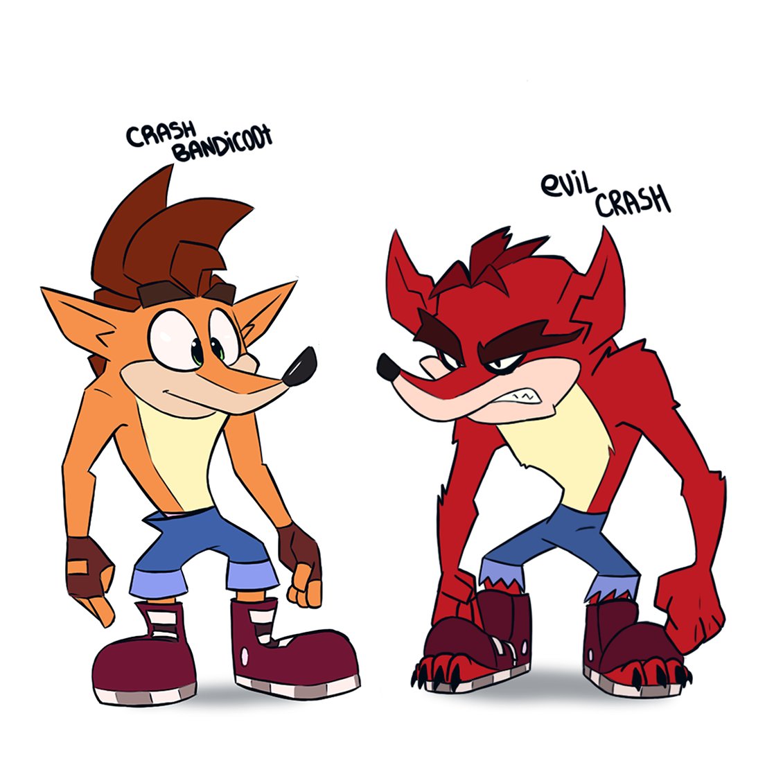 Evil Crash Bandicoot