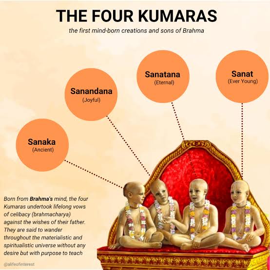 The Four Kumars - They were the first four conscious beings created by ...