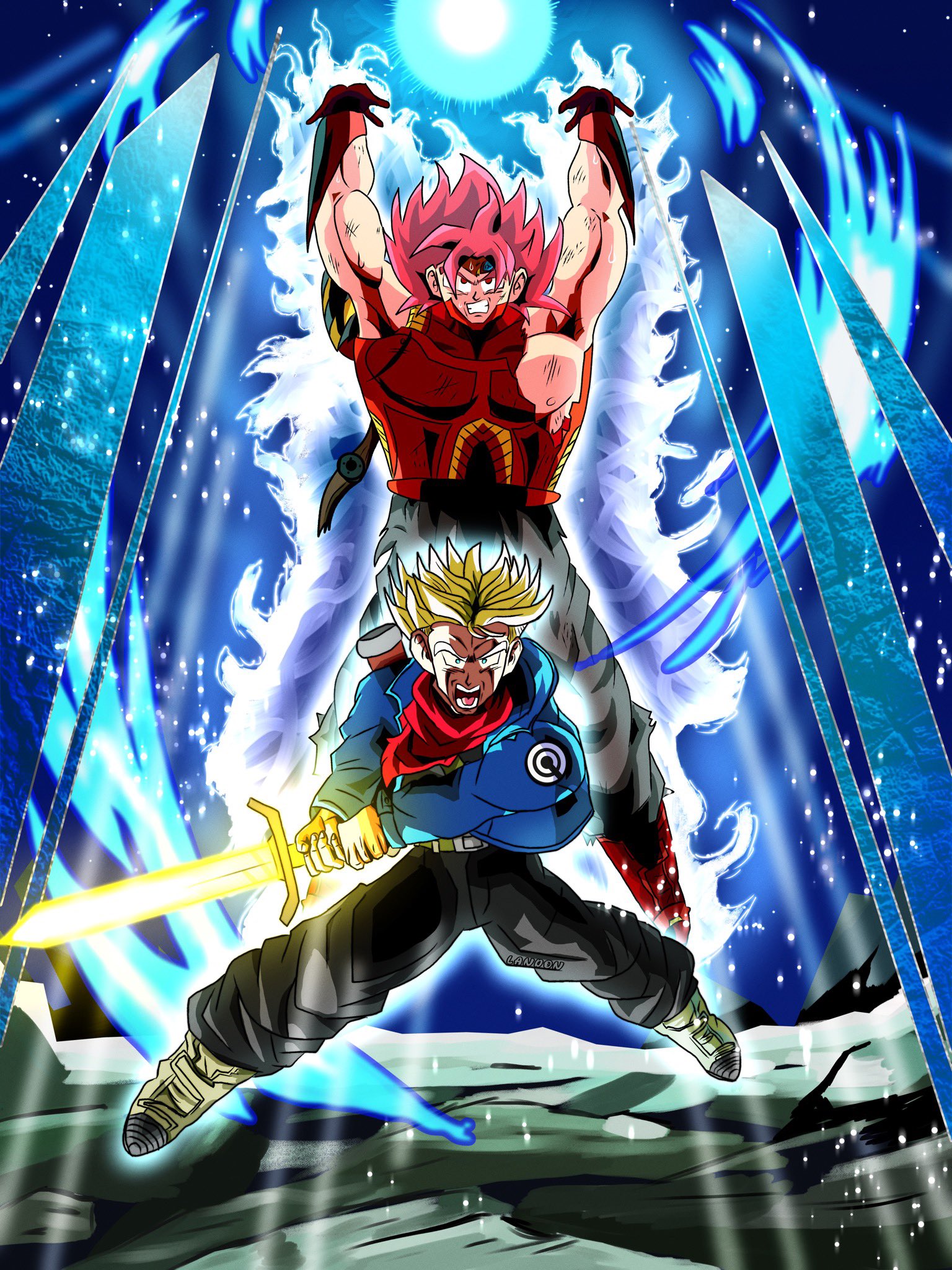 Trunks Super Saiyan God