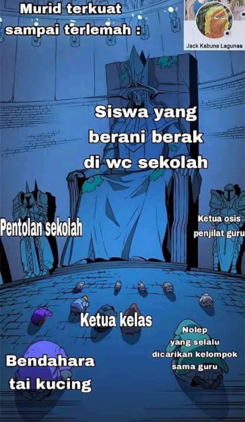 Memes Bendahara Kelas