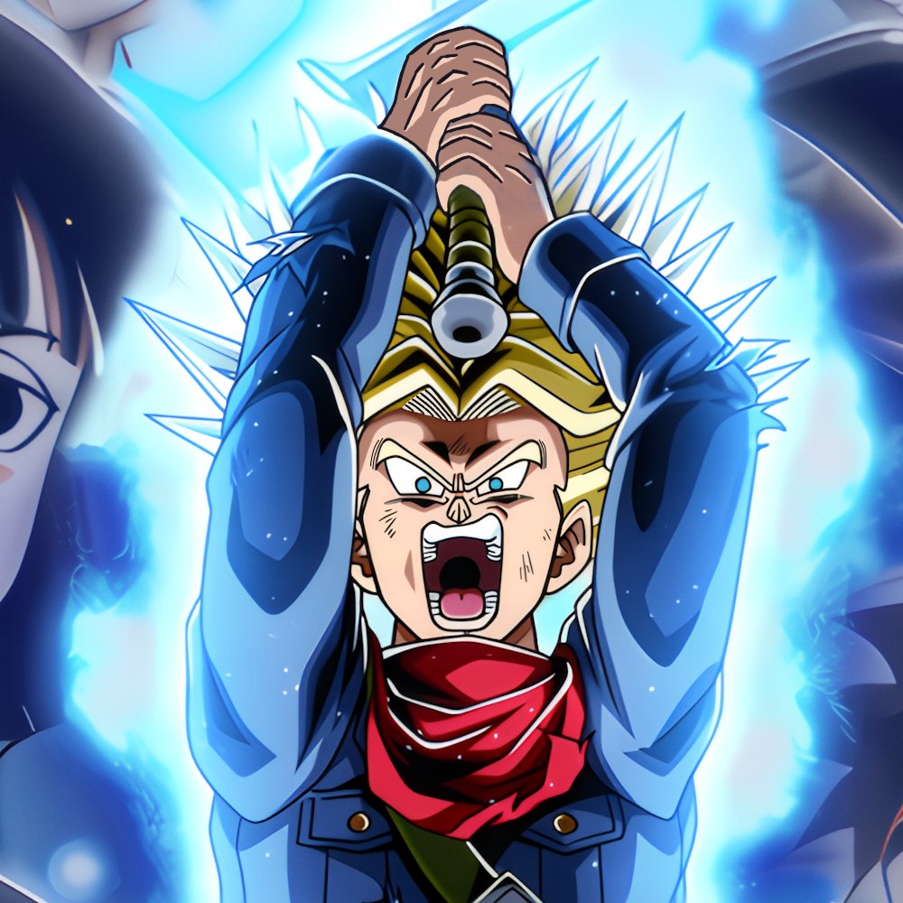 Trunks Super Saiyan Sword Wallpaper