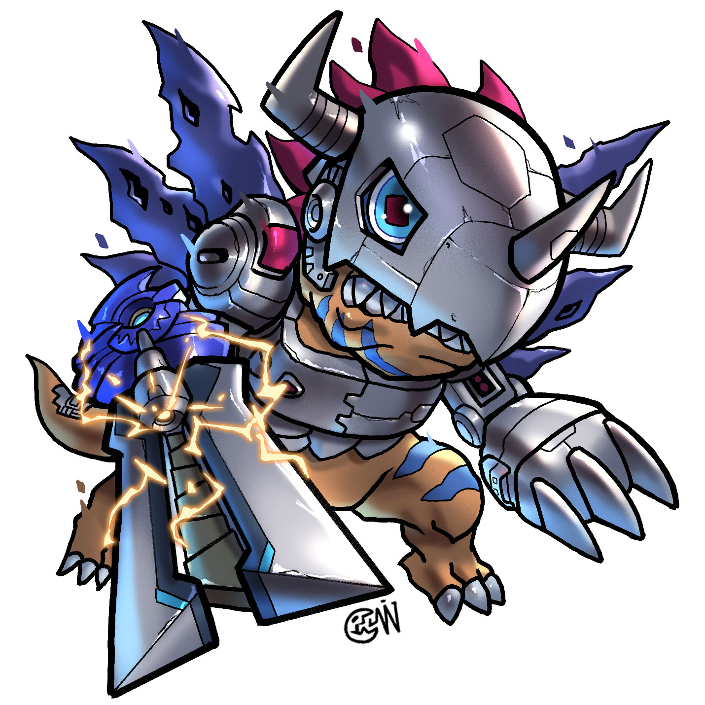 Digimon Metalgreymon X