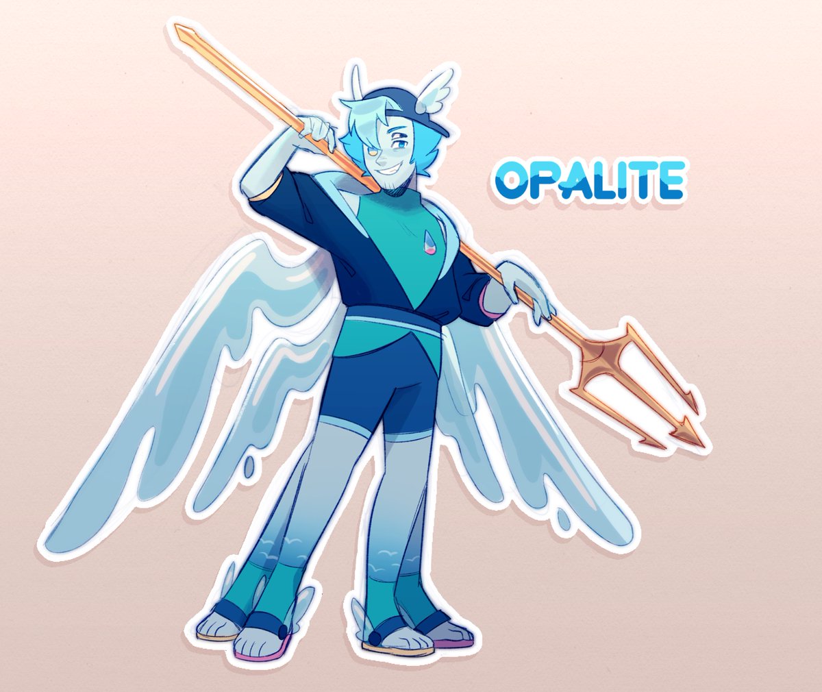 「Its Opalite! I really wanted to draw the」|Marbles is in the void🫐のイラスト