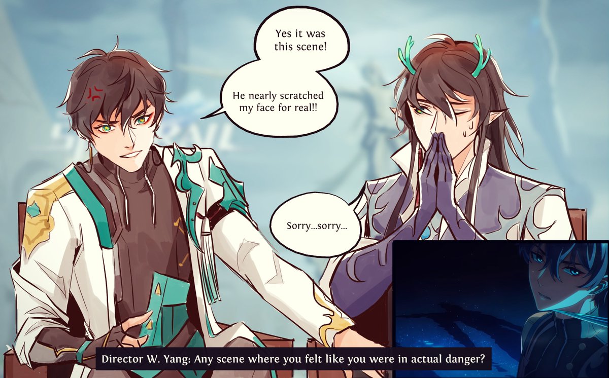 「Actor! AU - Interview with the stars of 'An Ichor of Two Dra」Keyade ...