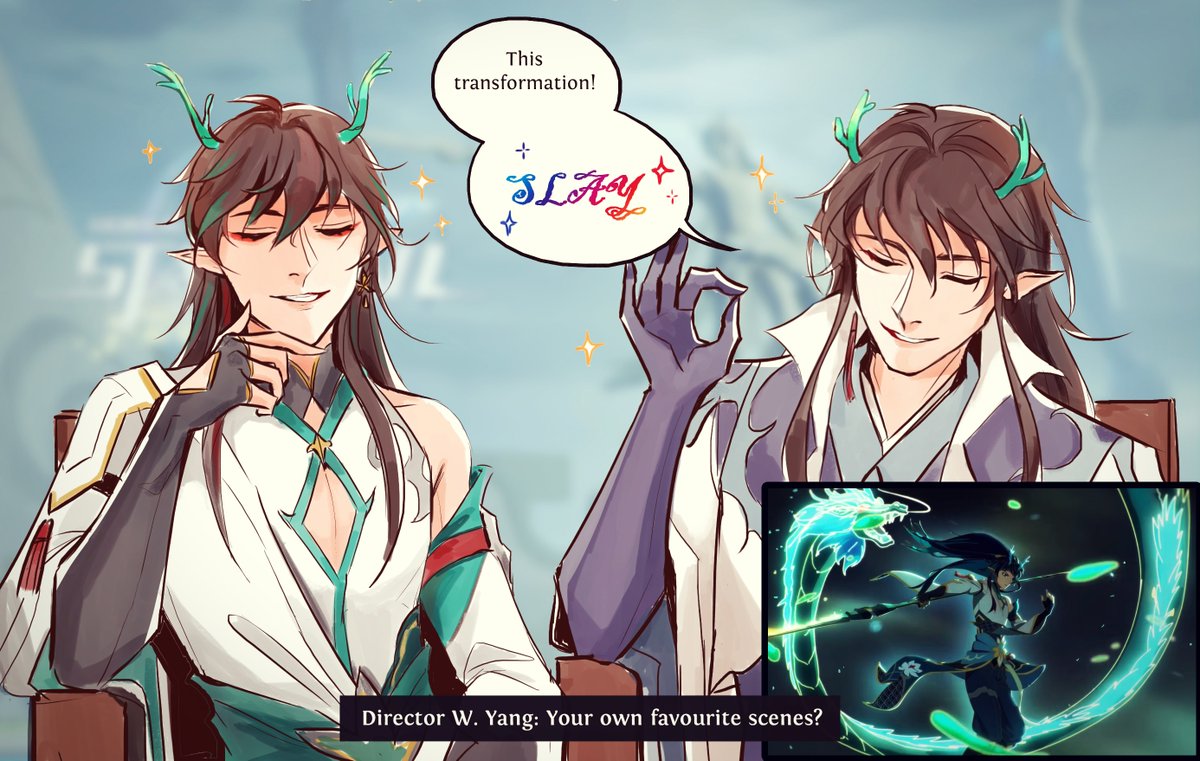 「Our original webcomic about Chinese Hell has reached Chapter」Keyadeの漫画