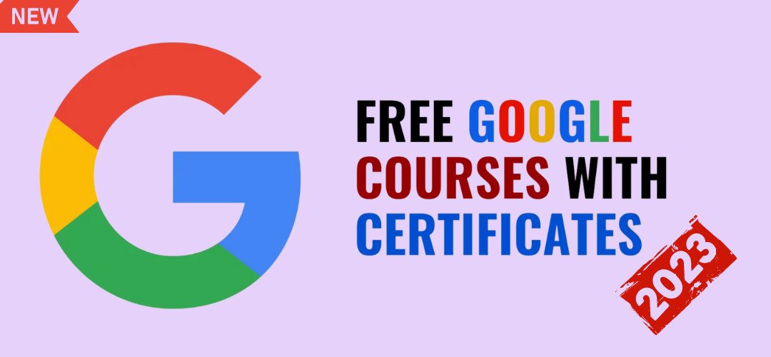 Google is offering free online courses with certification. NO Payment ...