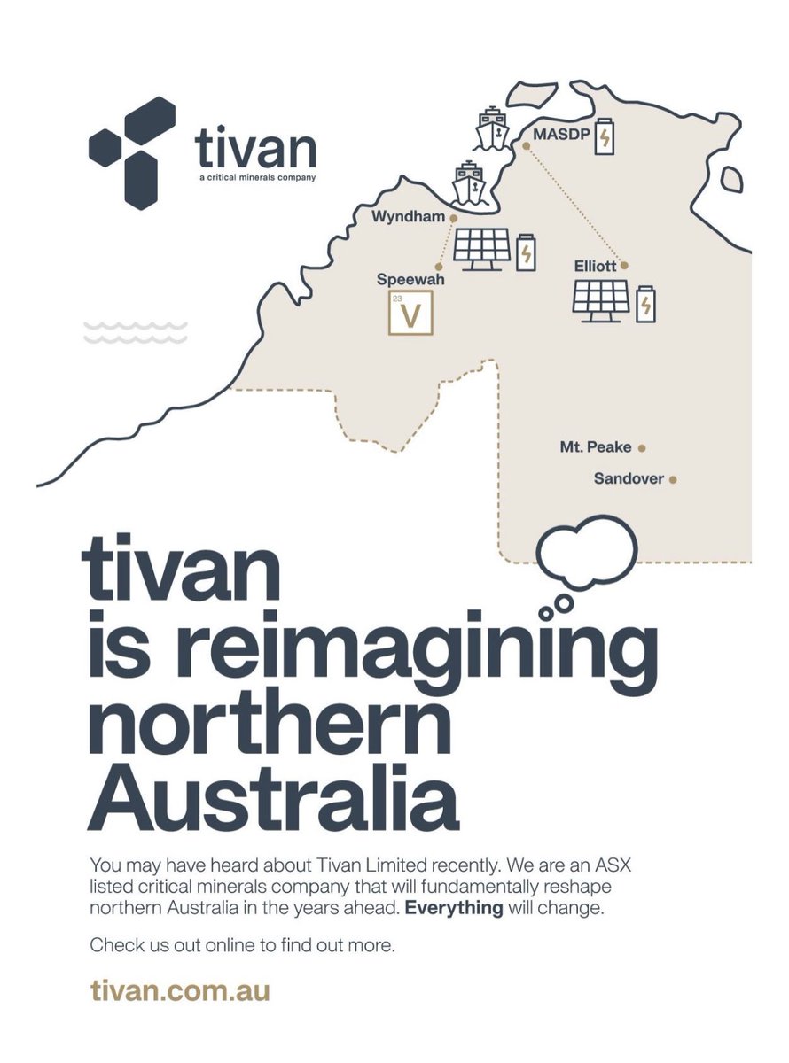 The Territory is @Tivan_Limited’s home. It has been so since the start ...