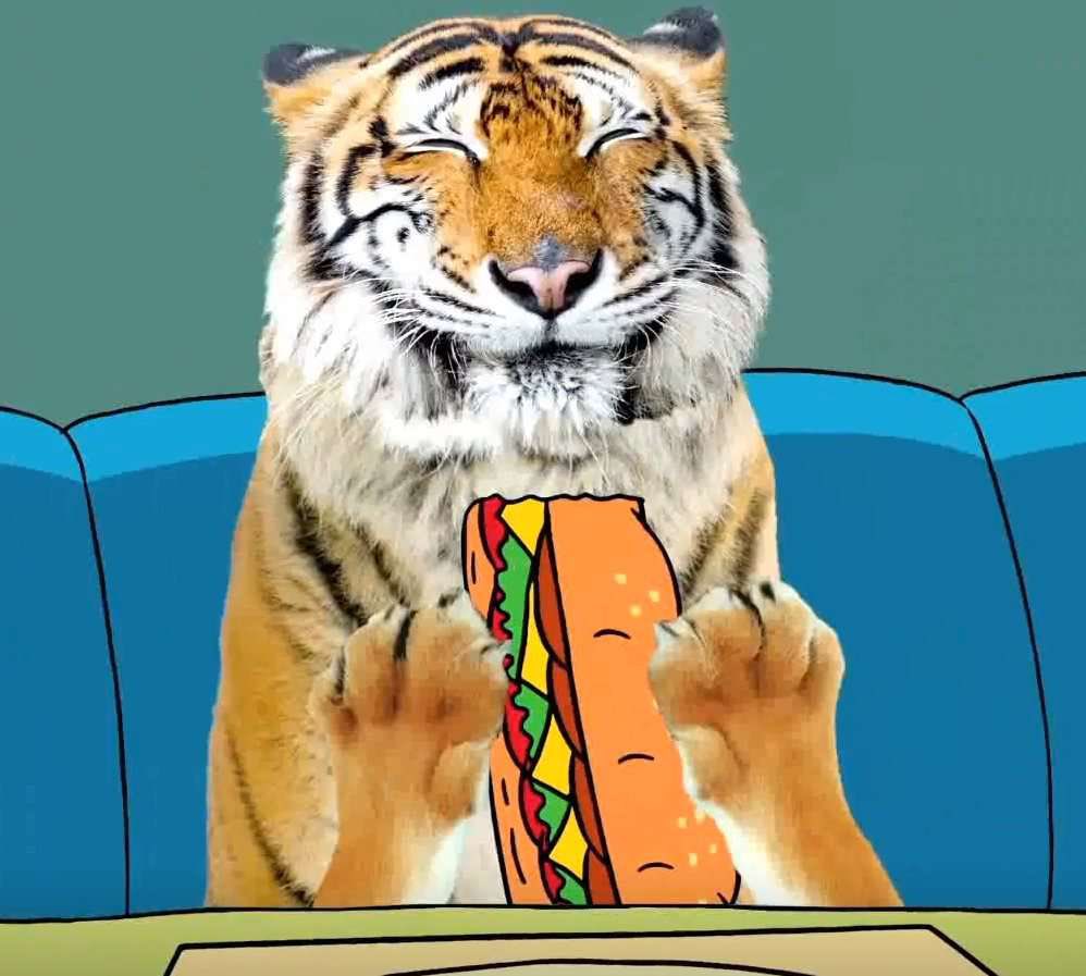 Giant Realistic Flying Tiger