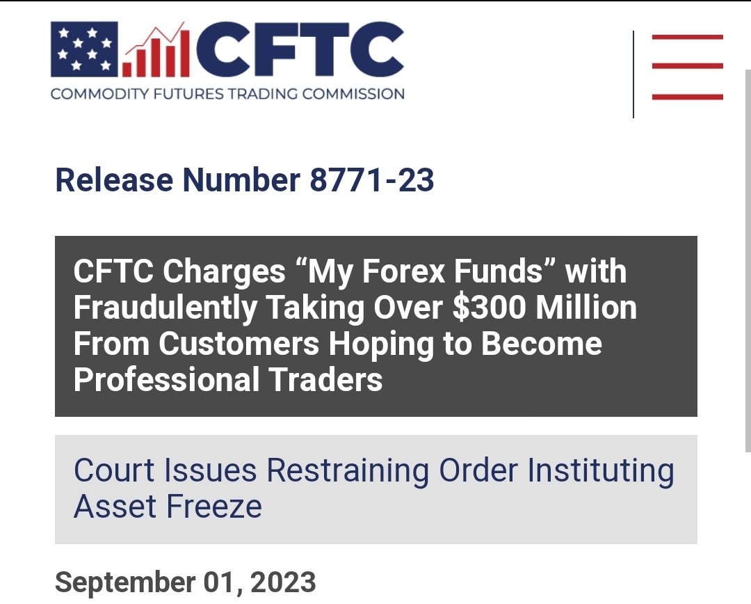 🚨🚨 Nini kimetokea kwa MY FOREX FUNDS "MFF" Moja kati ya top Propfirm kwenye Industry imefungiwa ...