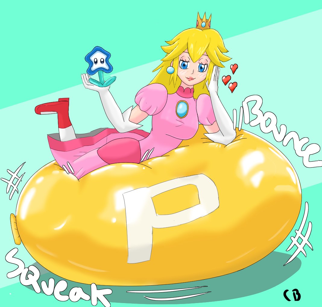 Princess Peach P Balloon