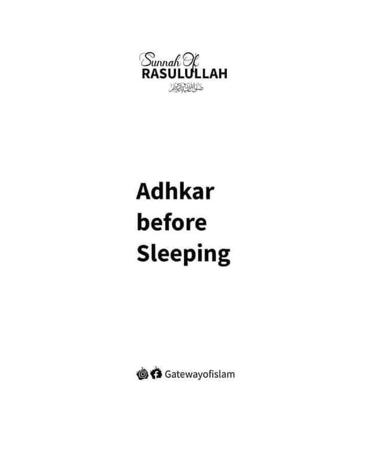 Adhkar Before Sleeping 😴 💤 Must Read 📚 https://t.co/utwvNtXgYG - Cool ...