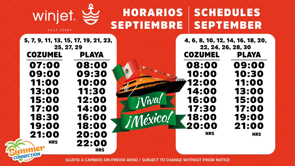 Winjet Fast Ferry On X: Les Compartimos Nuestras Tarifas,, 48% OFF