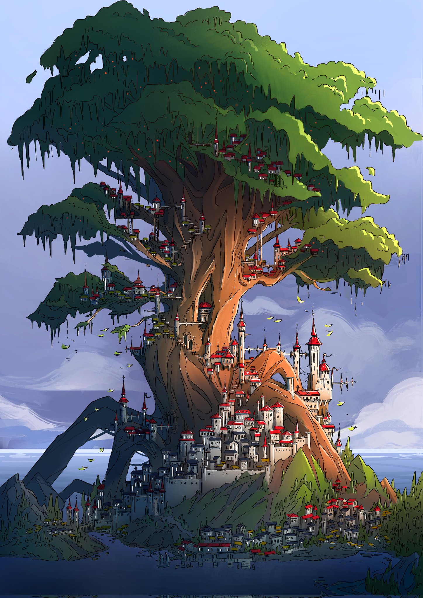Fantasy Tree City