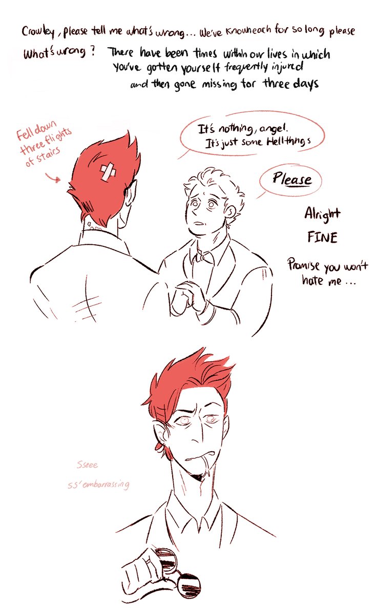 More snake crowley #GoodOmens