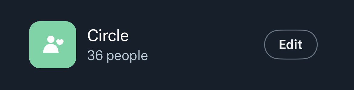 Twitter Circle Button