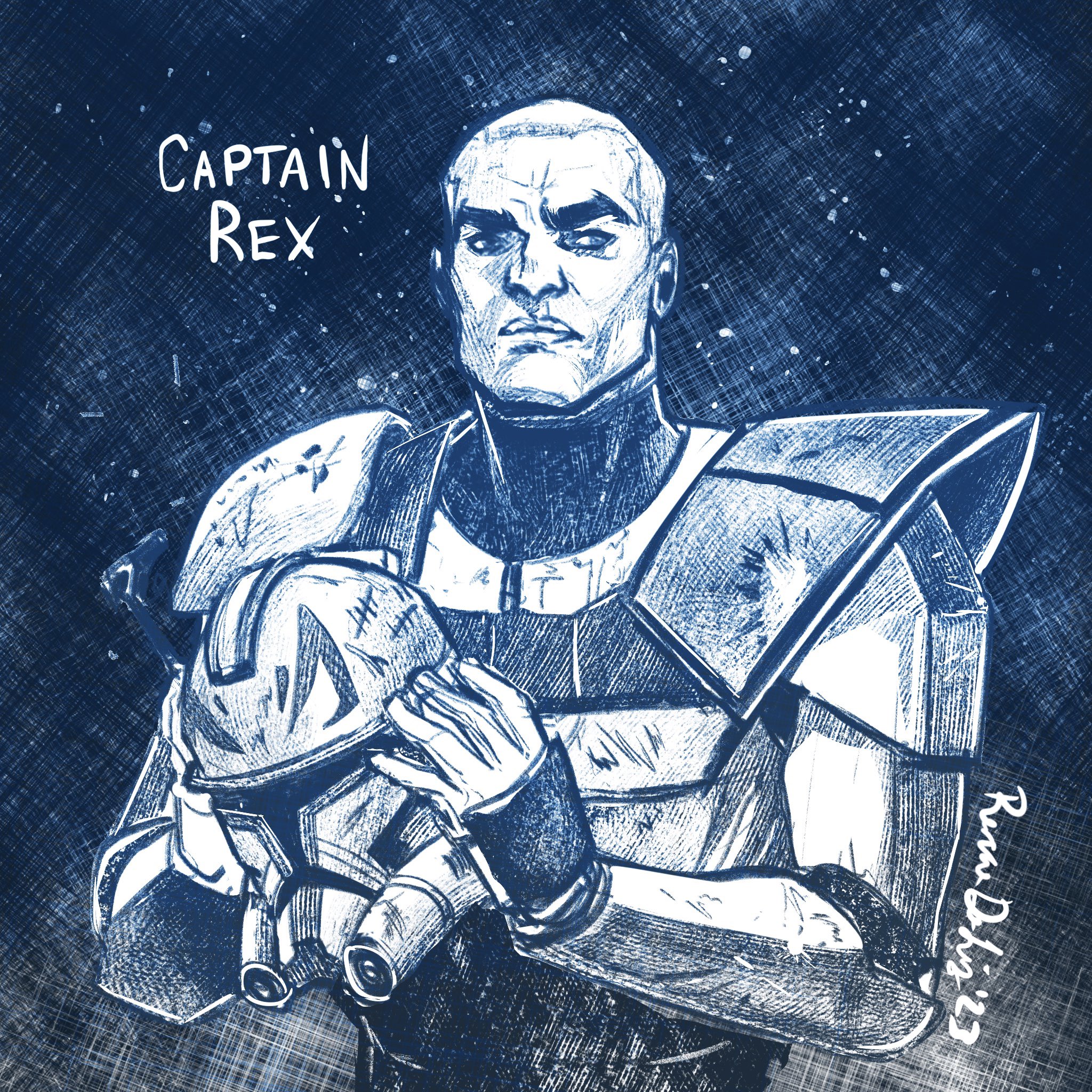 Star Wars Captain Rex Drawings Captain Rex Star Wars Clone Wars Pop