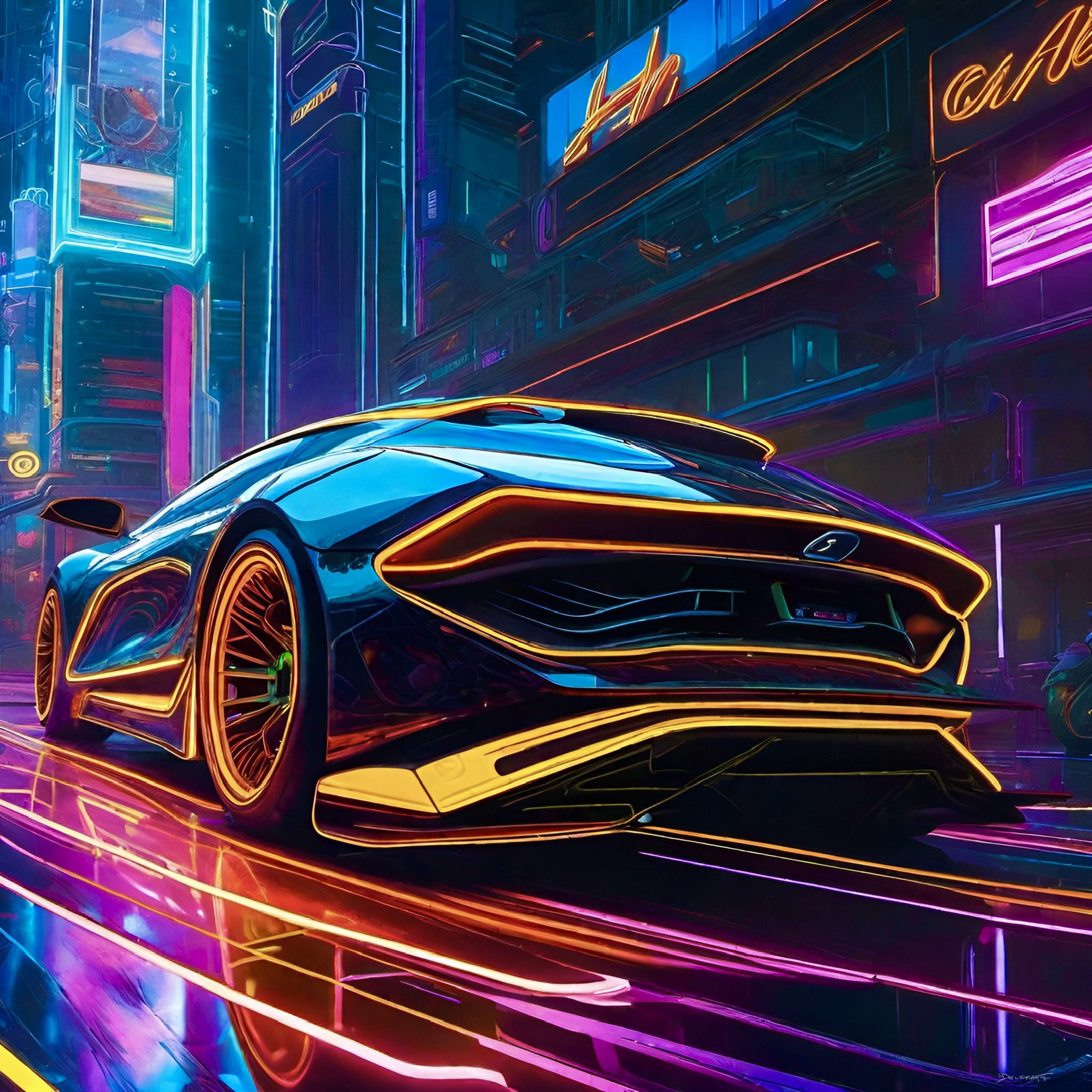 Tron Car Wallpaper