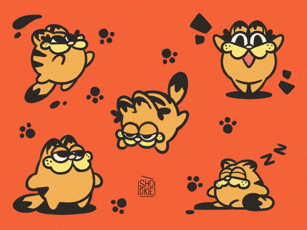 Garfield Sleeping Wallpaper