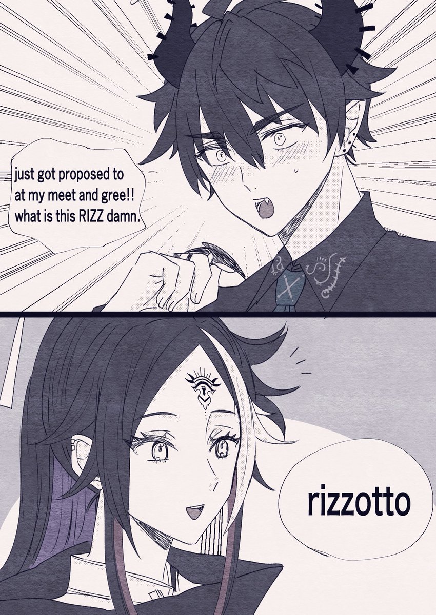 「RIZZOTTO🤣🤣 #RenZottoArt #YaminoArt 」須佐(すさ)の漫画