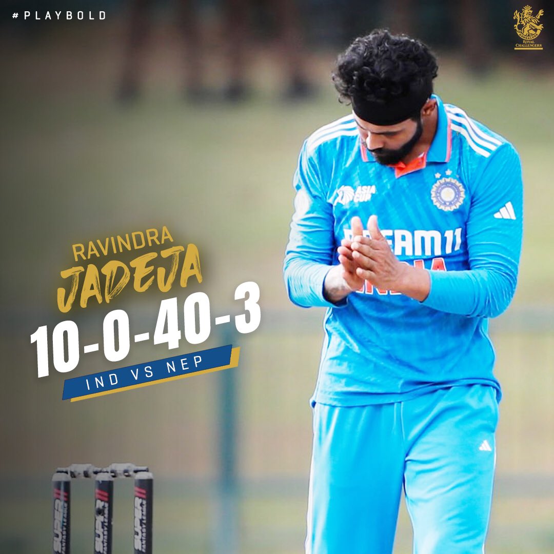 Rocking performance 👏 Jaddu was on the money today! 🔥 #PlayBold # ...