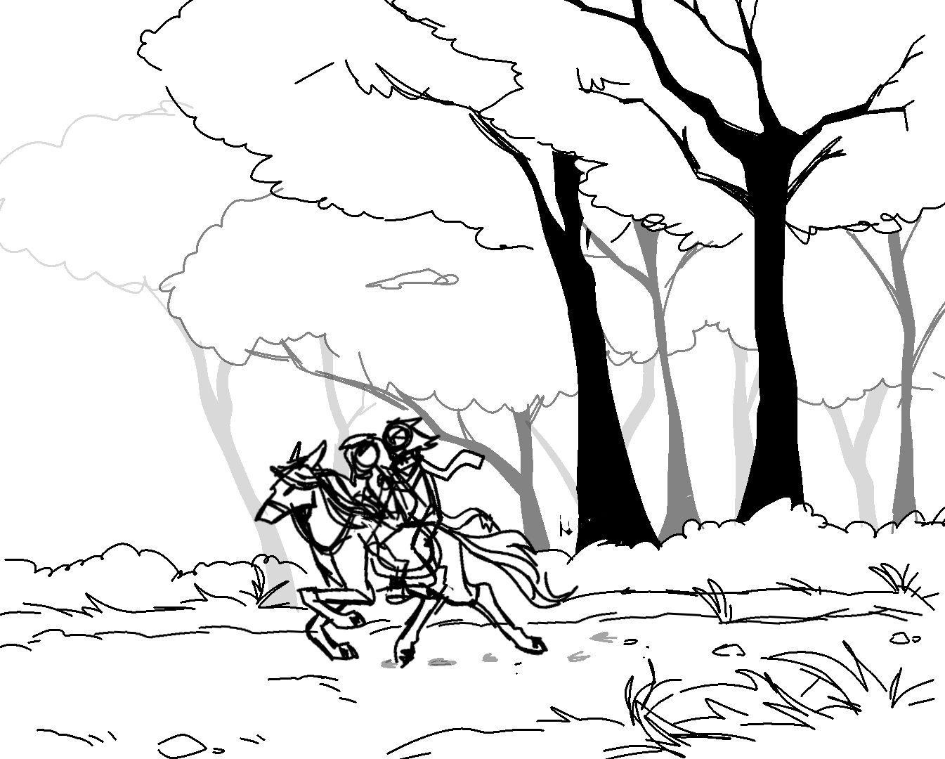Sleepy Hollow Coloring Page