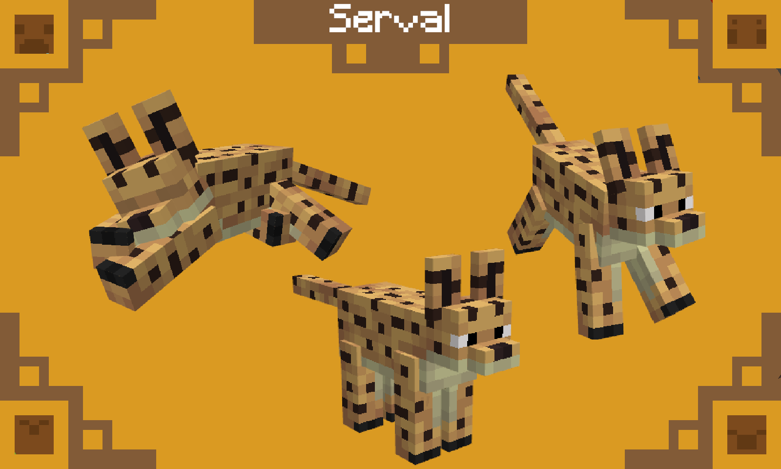 Minecraft Ocelot Pixel Art