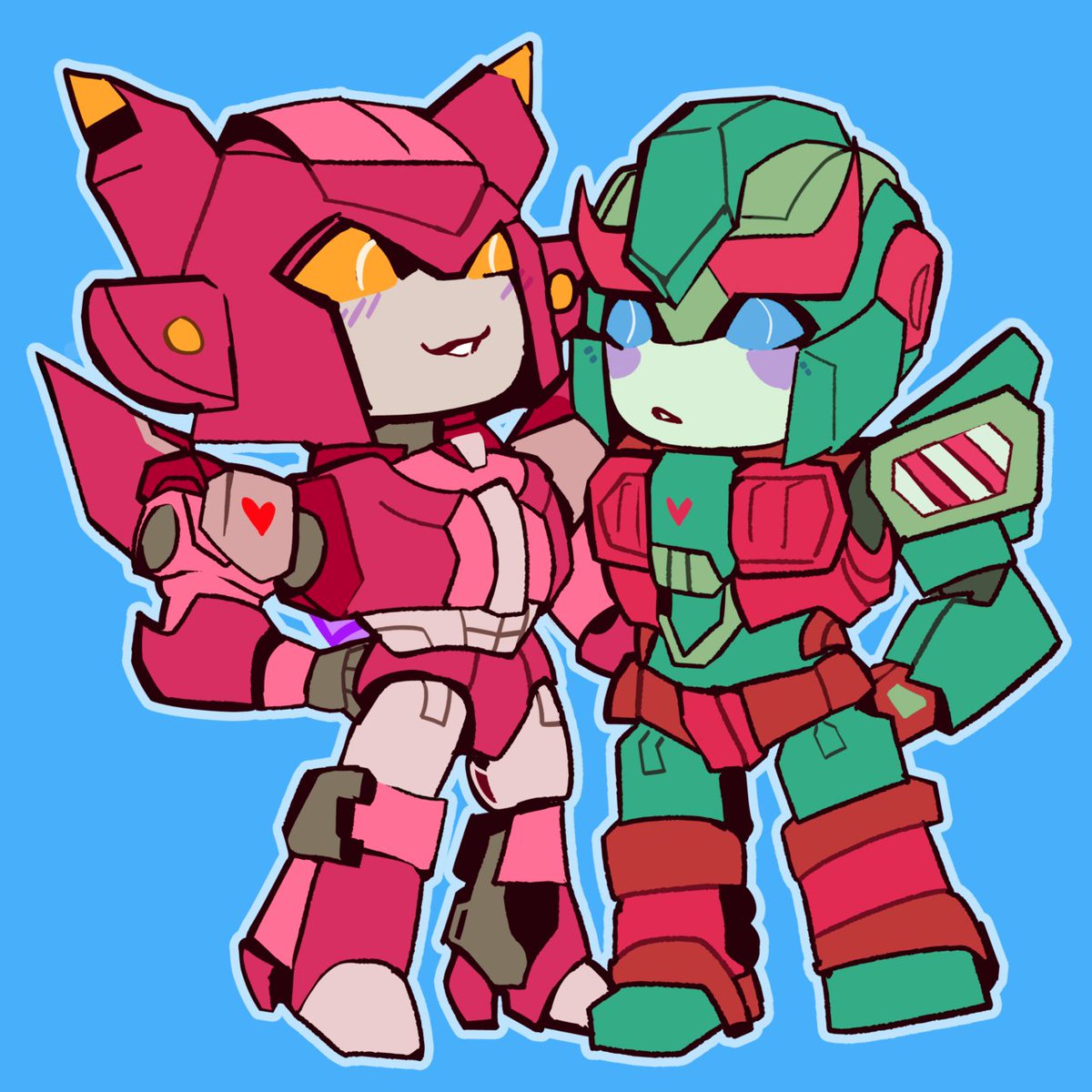 「Elita One x Pyra Magna || #Transformers 」|zaeed 🇦🇷のイラスト